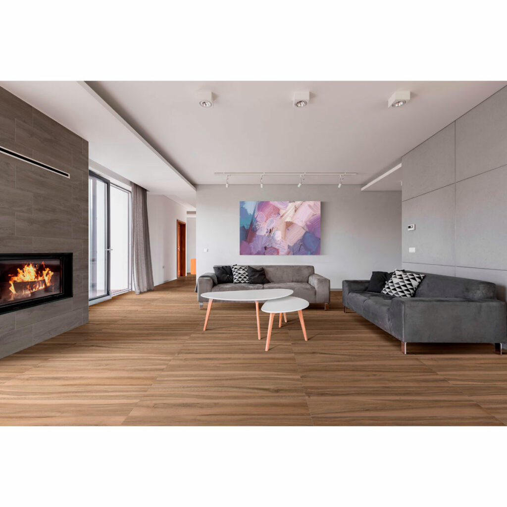 Piso Belfort Caramelo Multitono 23.8X119.2 - Districeramicas Blaper